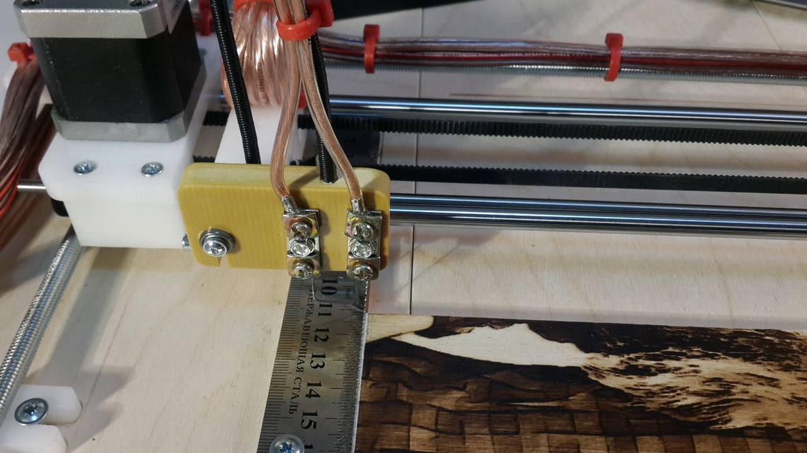 PyroPrinter CNC Pyrography Machine for HOME BUSINESS. Burned | Etsy