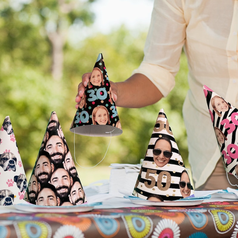 Custom Paper Party Hats - Etsy