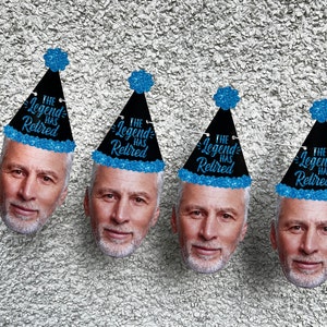 Custom Face Retirement Banner & Decorations - Happy Retirement, I'm ...