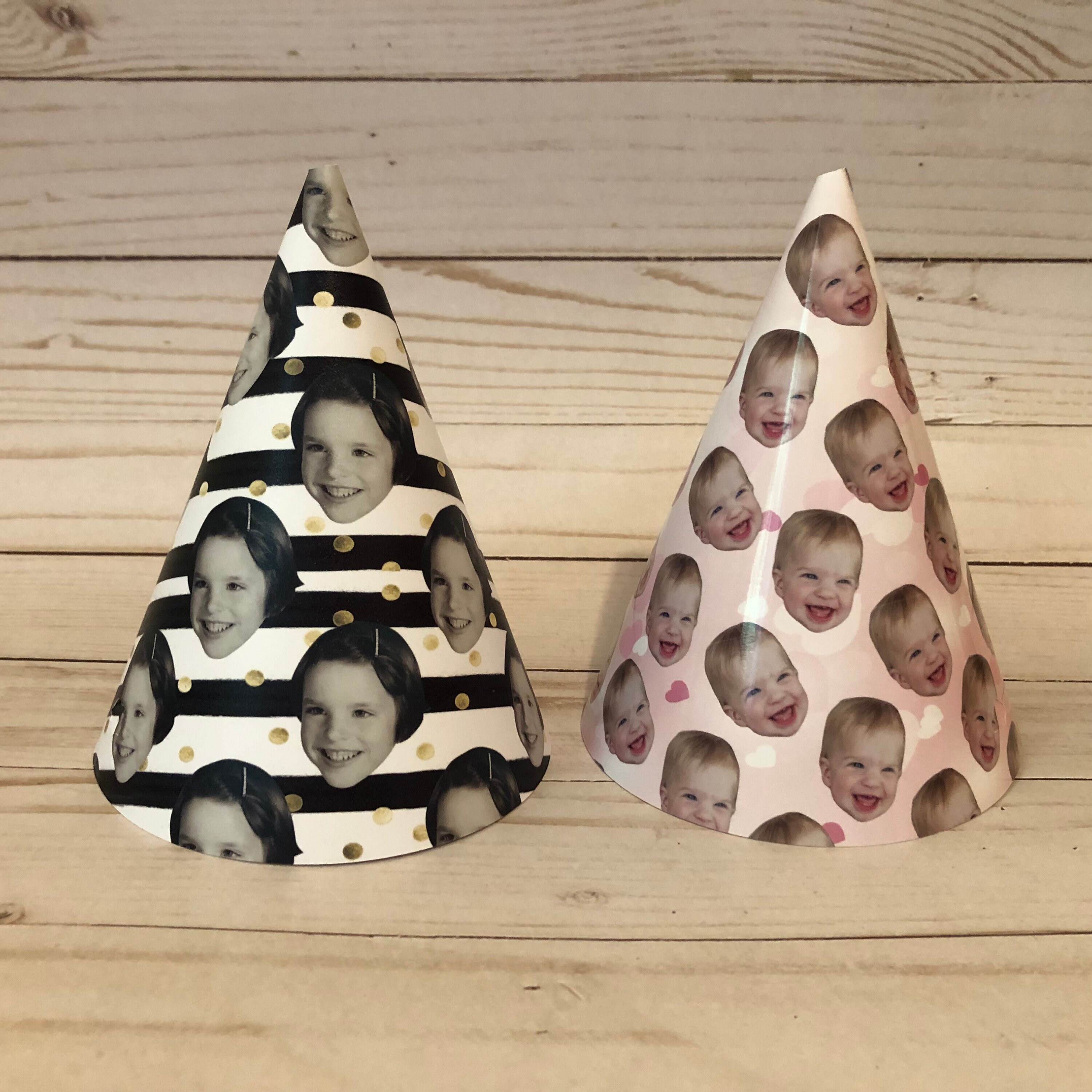 Custom Face Party Hat Photo Party Hat Personalized with - Etsy Nederland