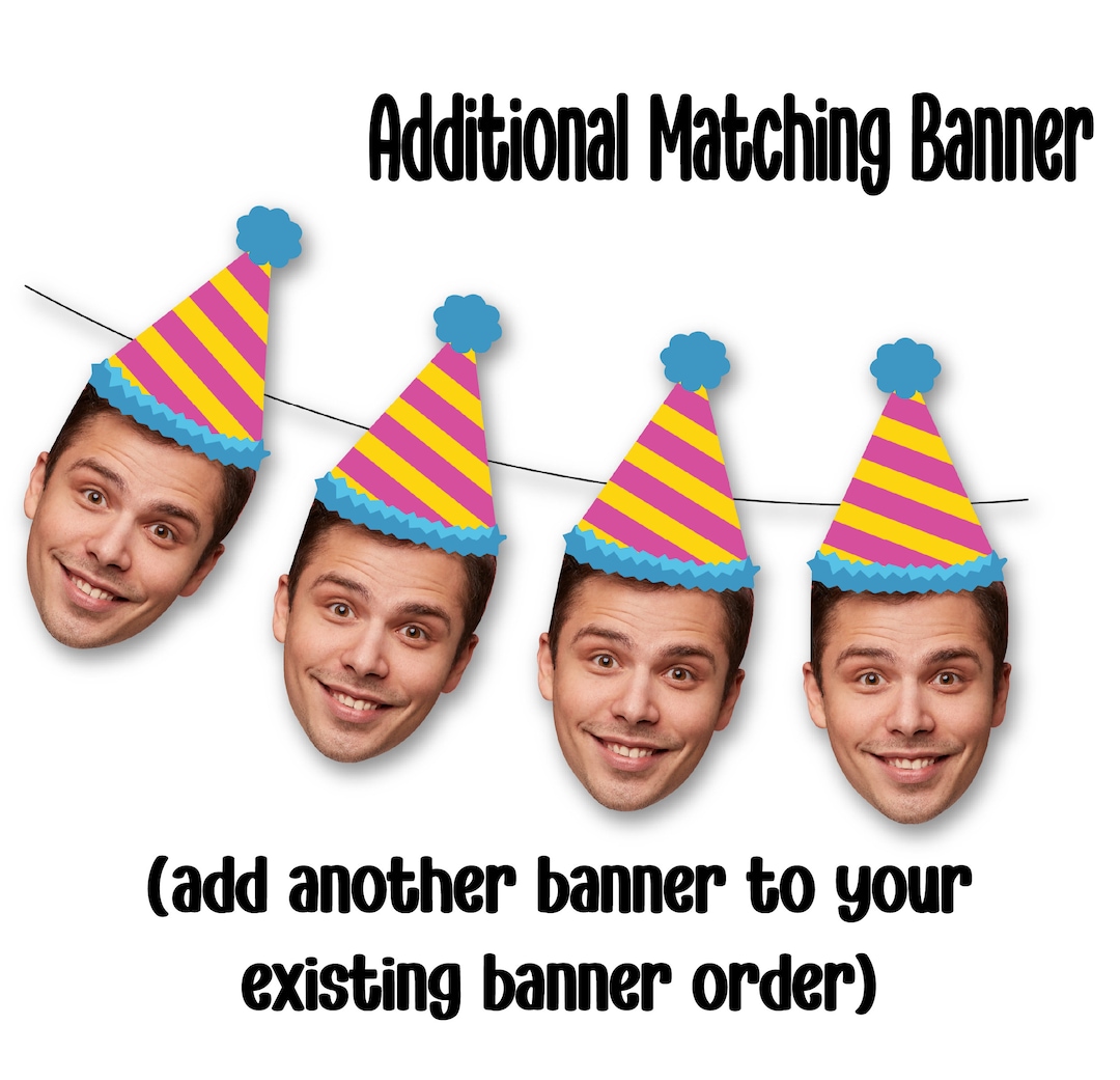 Additional Matching Banner - Added to Existing Banner Purchase - Etsy
