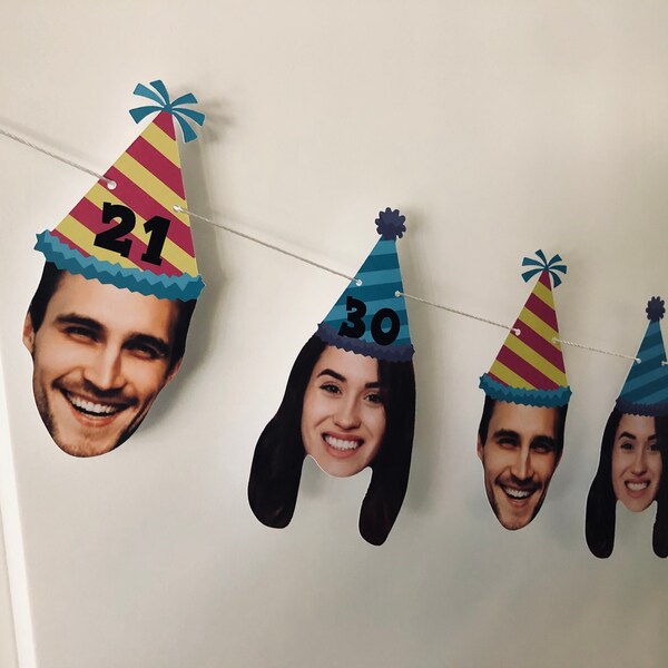 Custom Face Photo Banner - Etsy