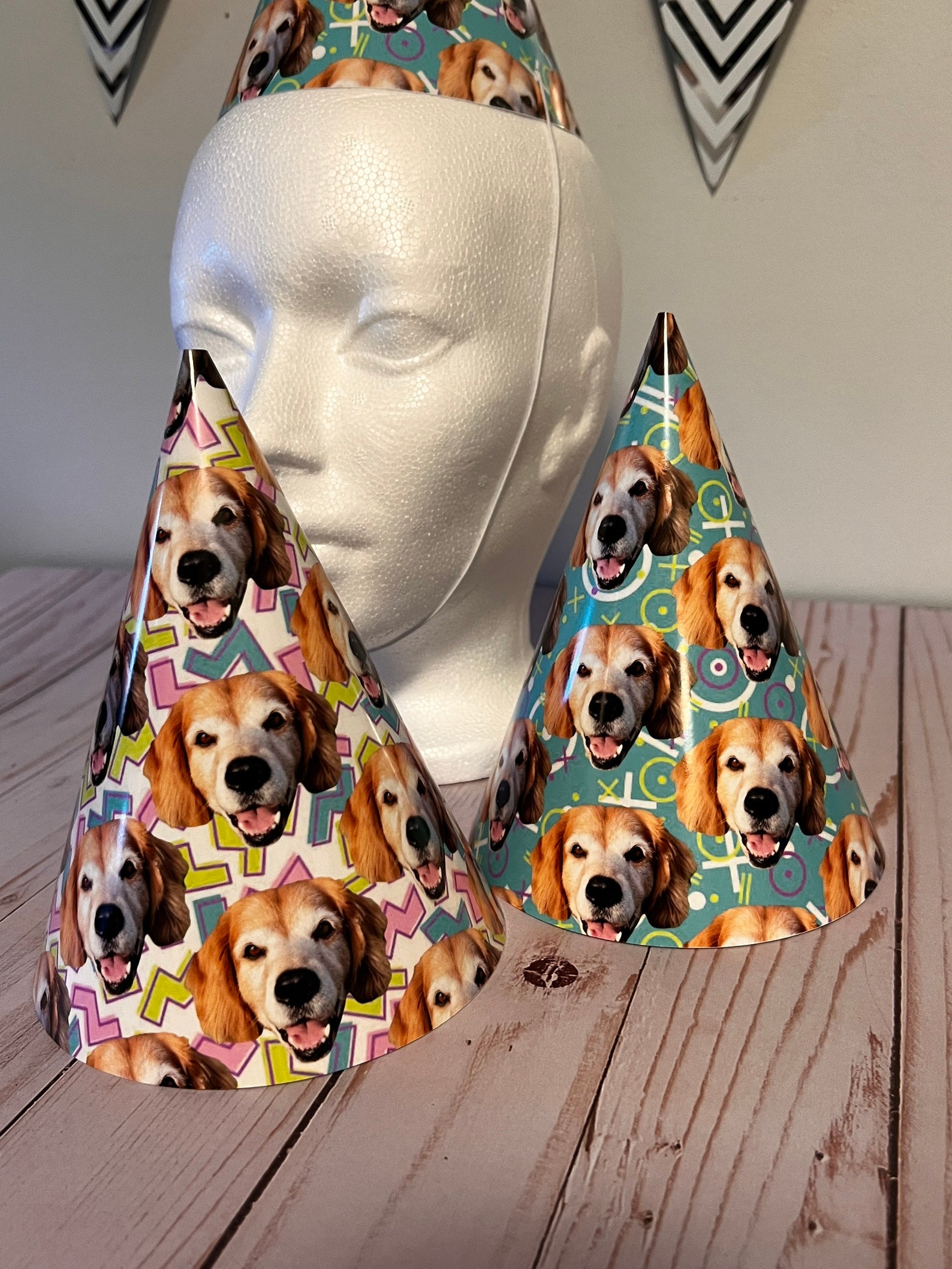 Custom Face Party Hat Photo Party Hat Personalized With - Etsy