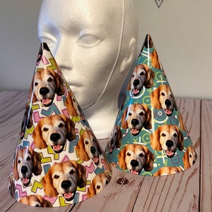 Custom Face Party Hat Photo Party Hat Personalized With - Etsy