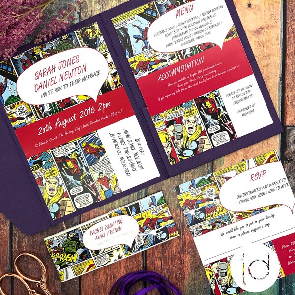 Comic Book Wedding - Etsy UK