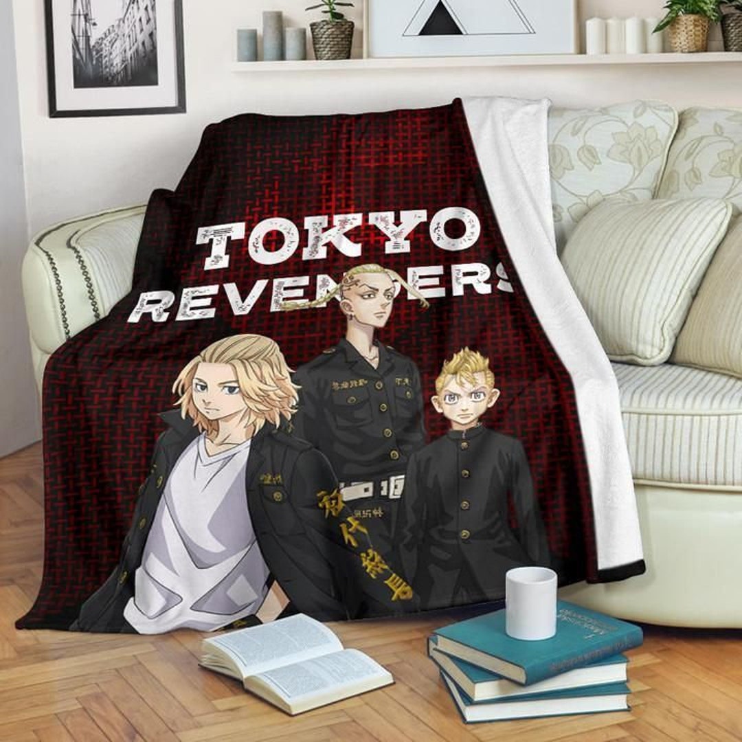 Tokyo Revengers Anime Mikey Brothers Uniform Red Steel Fleece - Etsy