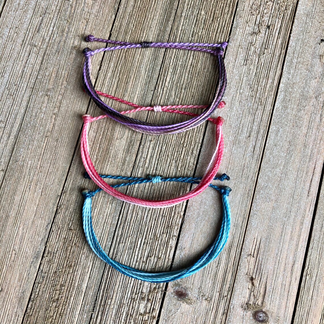 Friendship Pack 9 Multi-strand Bracelets or Anklets // - Etsy