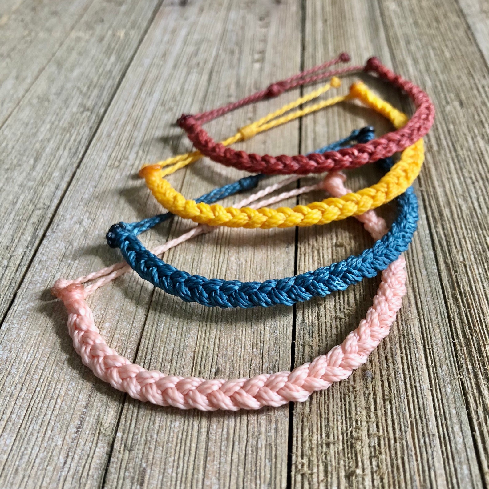 Thick Braid Bracelet or Anklet // Waterproof Bracelet - Etsy