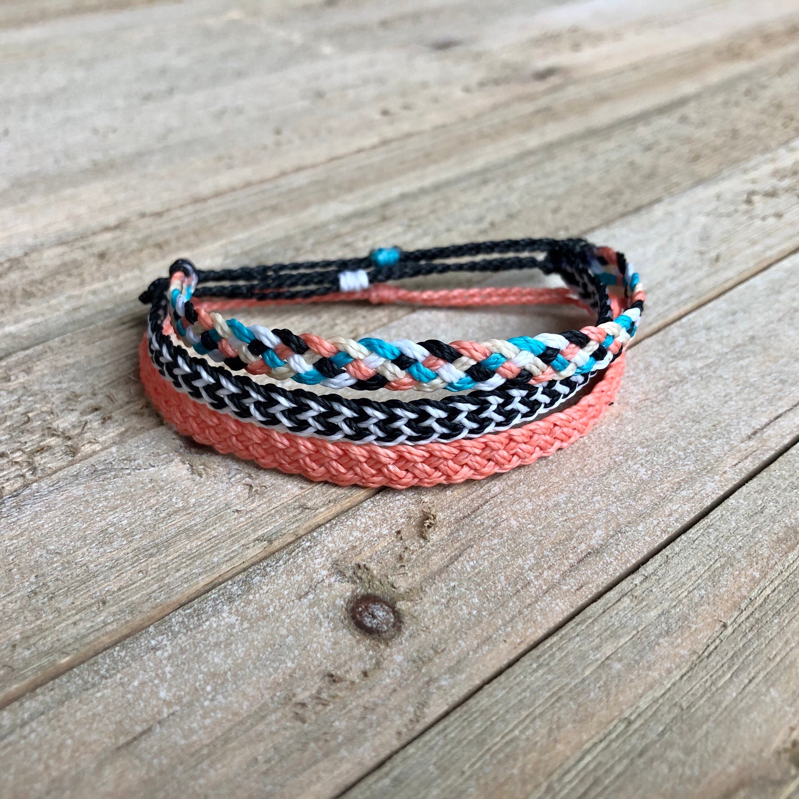 Flat Braid Anklet // Waterproof Anklet, Surfer Anklet, Beach Anklet ...