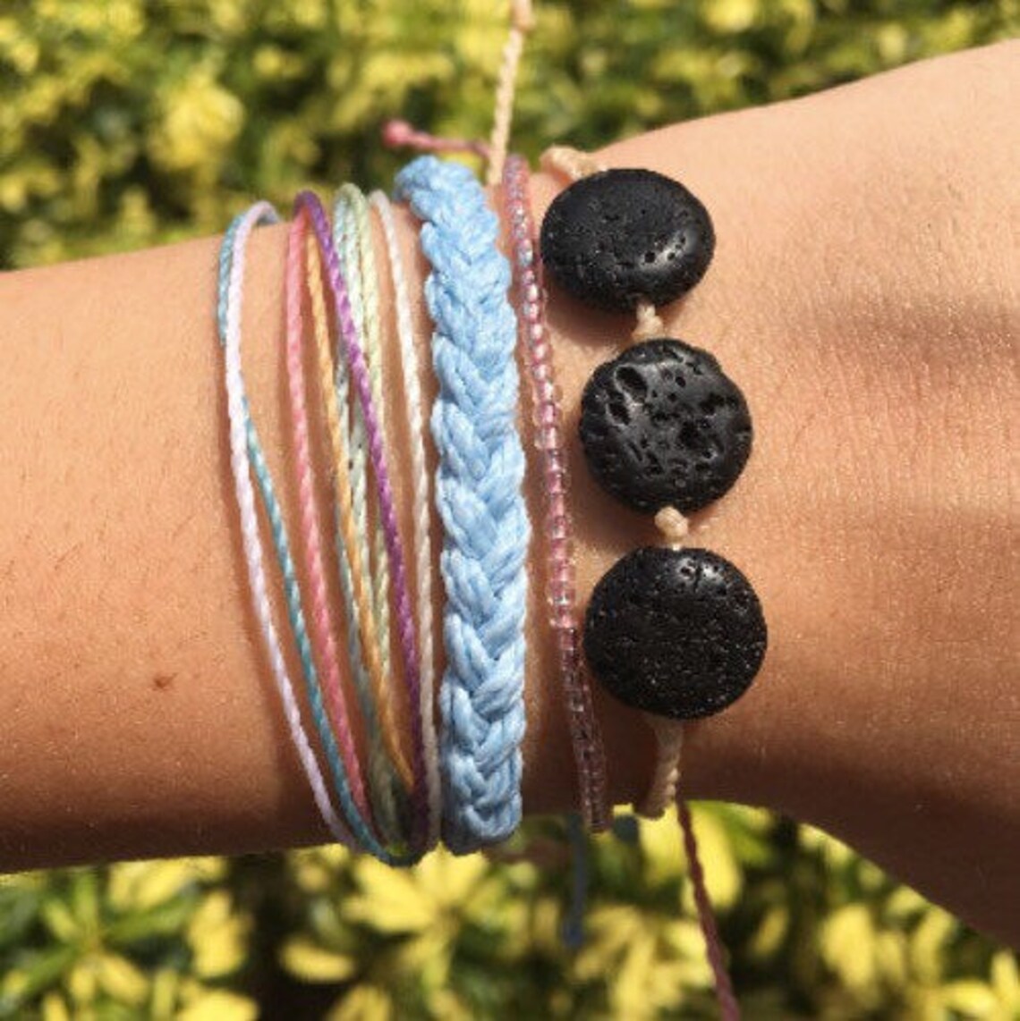 Thick Braid Bracelet or Anklet // Waterproof Bracelet - Etsy