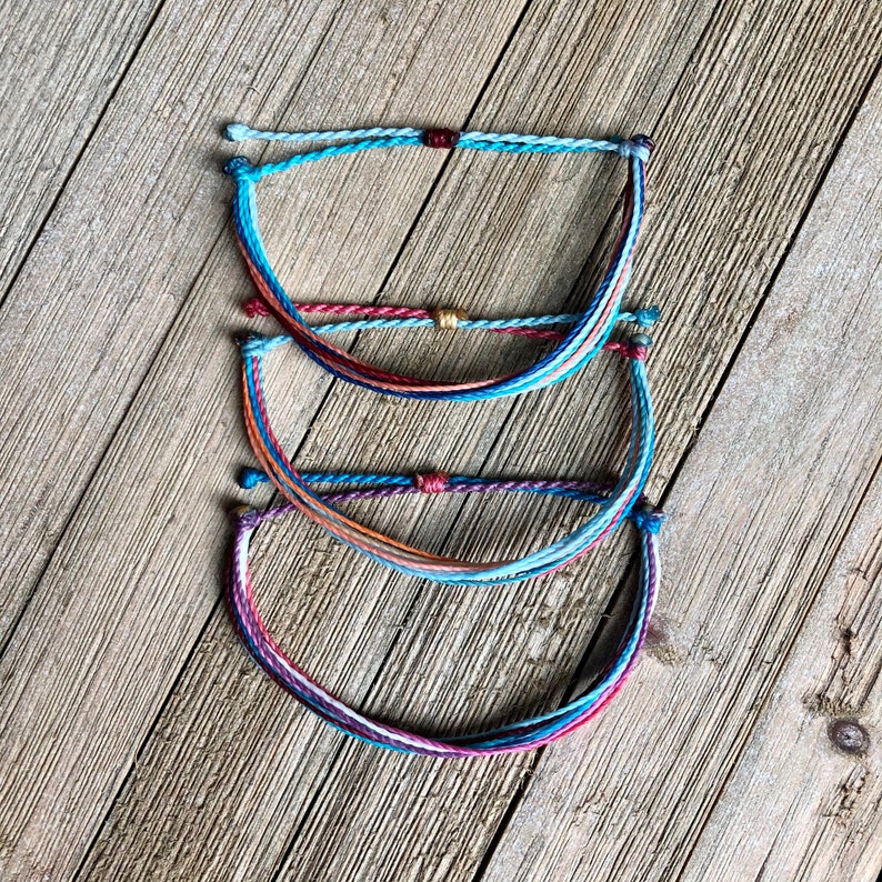 Friendship Pack 9 Multi-strand Bracelets or Anklets // - Etsy