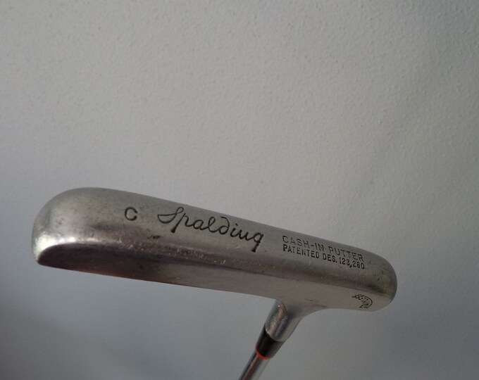 Vintage Spalding "cash-in" Stainless Steel 2 Way Blade Putter, Believed ...