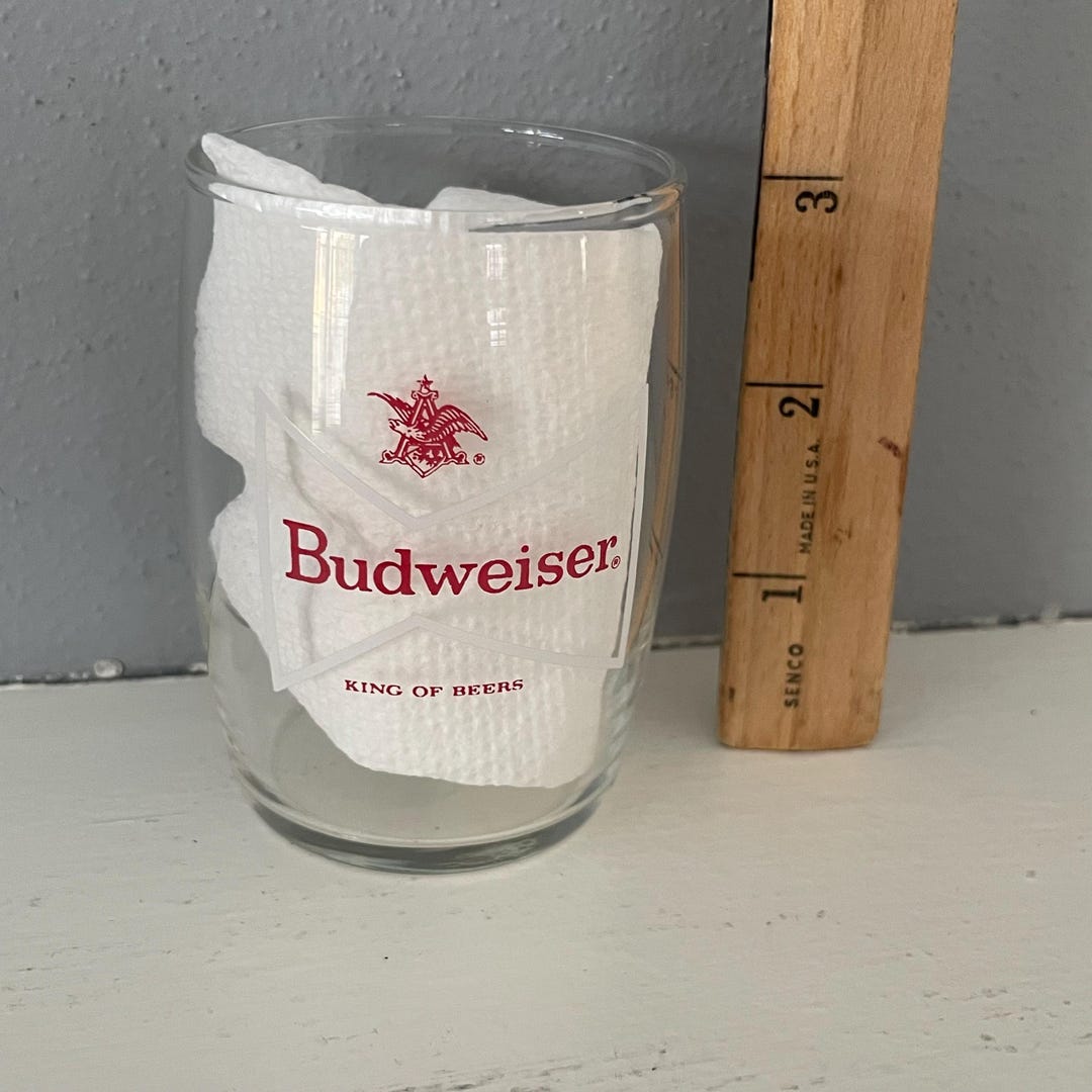 Vintage Budweiser "barrel" Taster Glass, Believed 1970's, 3.25" Tall, 5 ...