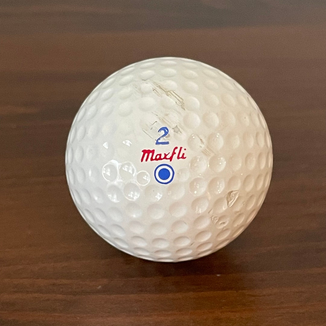 Vintage Maxfli Dunlop "blue Max" 2 Golf Ball, VG, 1960's, Vintage Golf ...