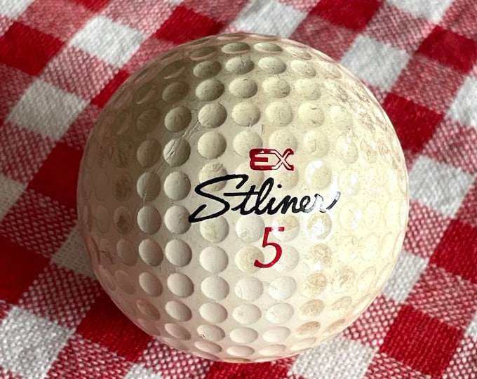 Vintage EX Stliner #5 Golf Ball, Bel. 1970's, RARE, Vintage Golf Ball ...