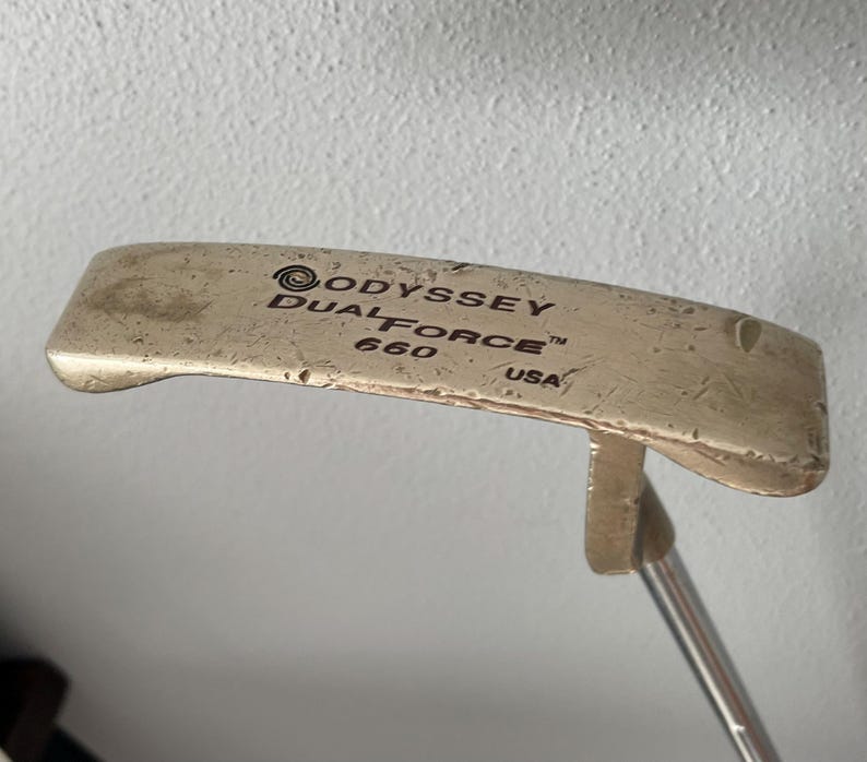 Vintage Odyssey Dual Force 660 Putter, Stronomic Insert, Offset Blade ...
