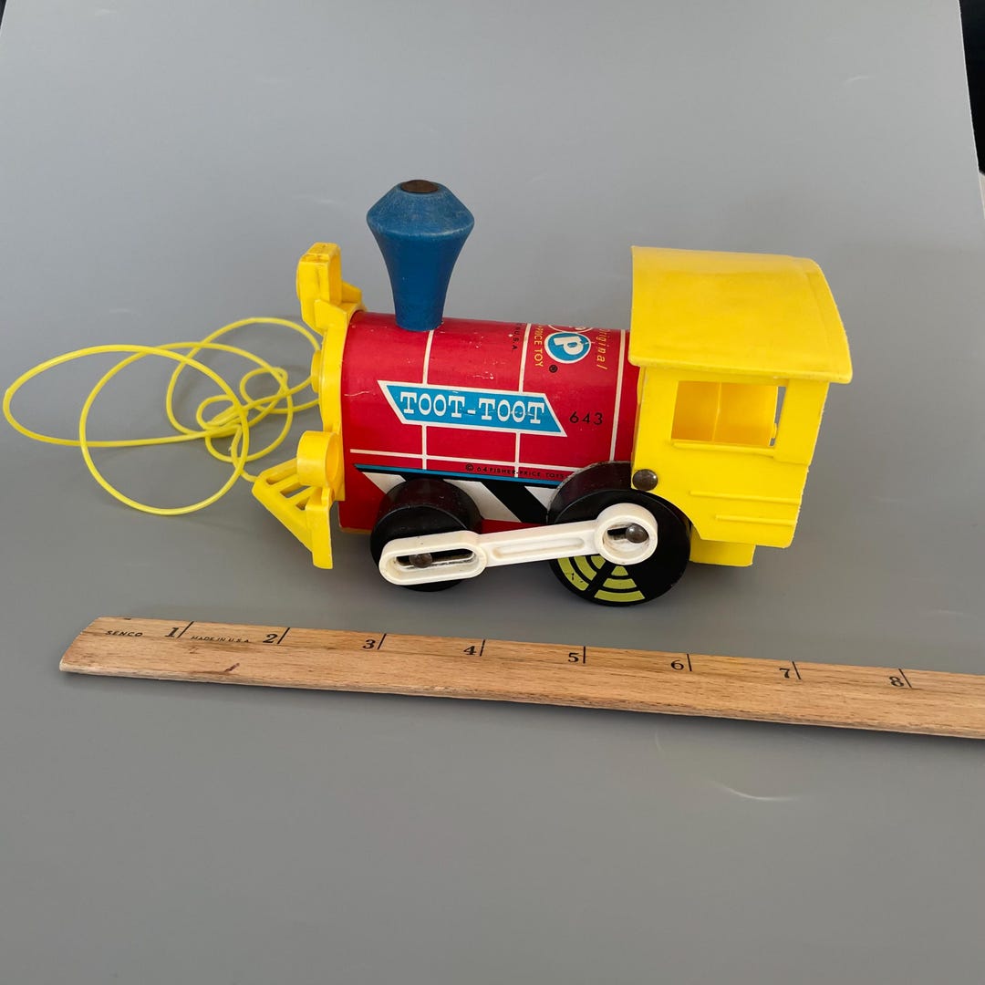 1964 Fisher Price Toot-toot Train # 643, 6", Excellent, Vintage Toy ...