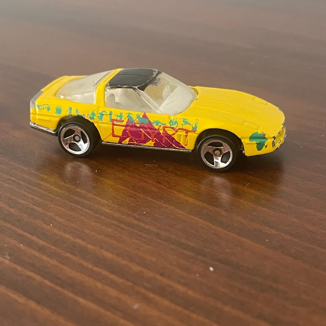 C1982 (2000 Release) Hot Wheels Egypt Logo Corvette, World Tour 5 Pack ...
