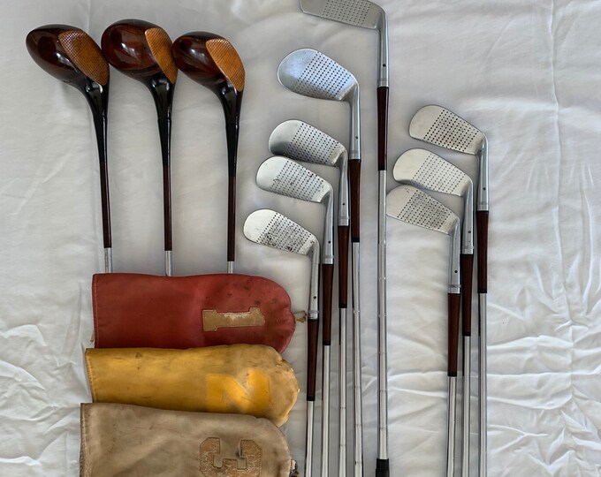 1930s Wilson "johnny Revolta Championship Model" Lefty Golf Set, RARE ...