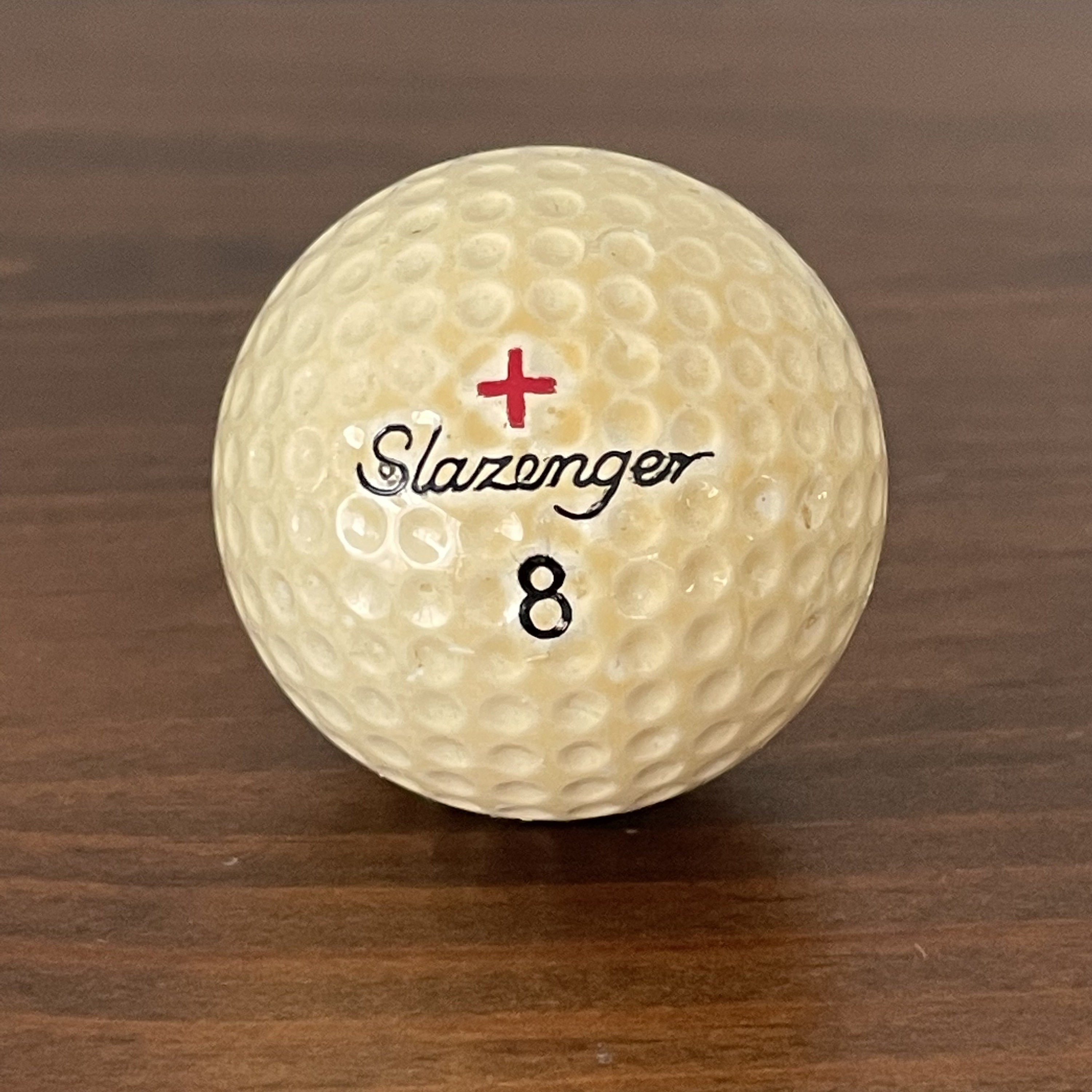 Vintage slazenger 8 Golf Ball, England, Non-conforming, Golf ...