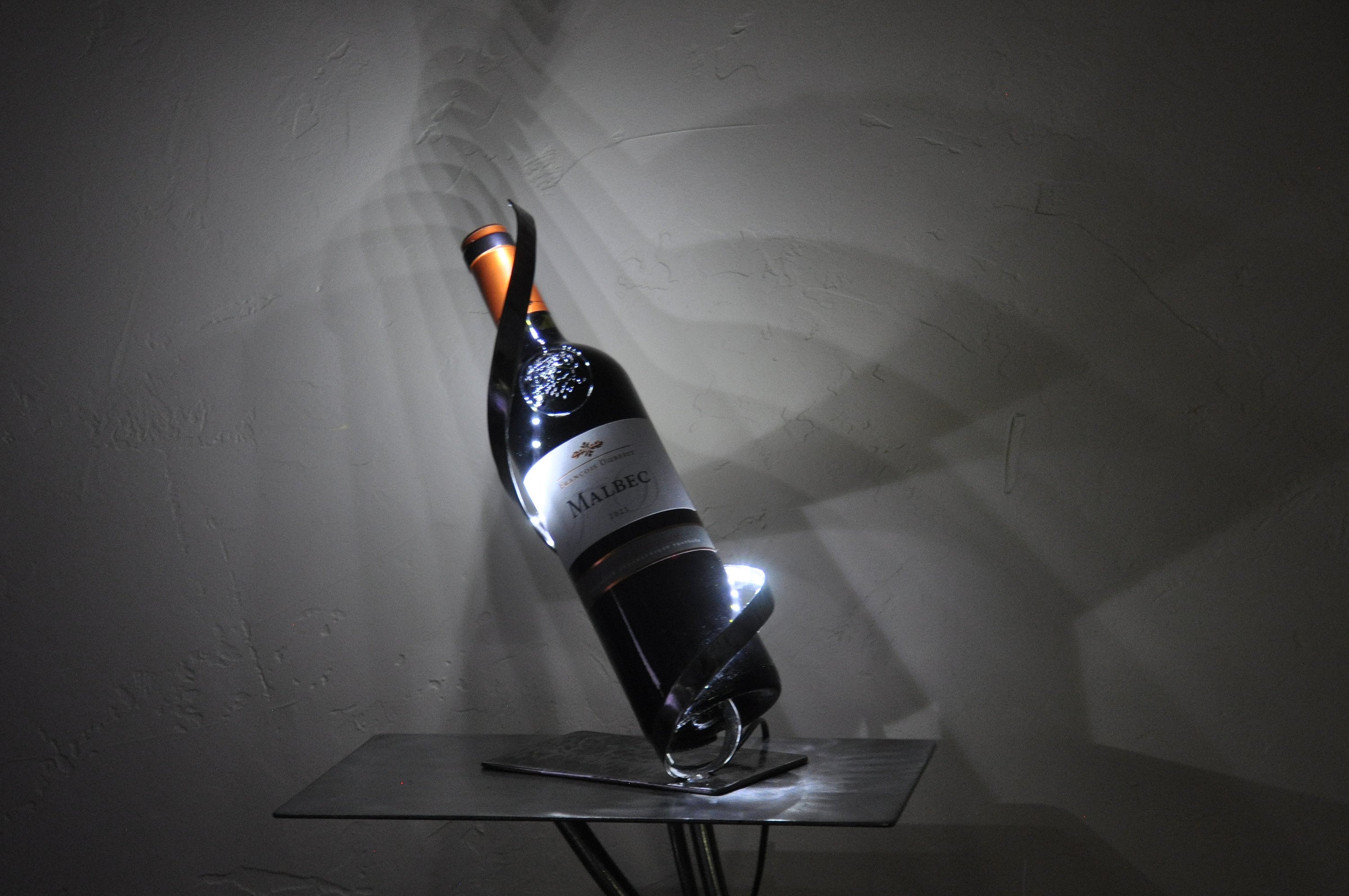 Wine Bottle Photography Setup