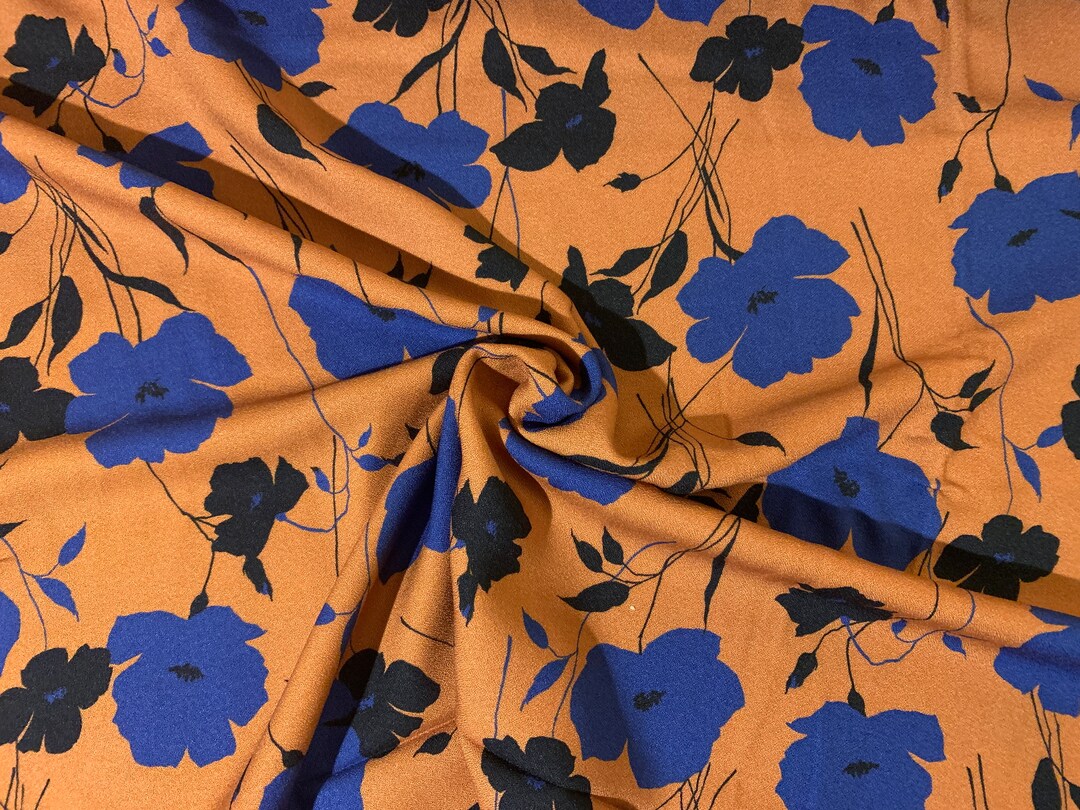 Viscous HILCO Katharine - 50 Cm - Viscose Blouses Light Fabric Flowers ...