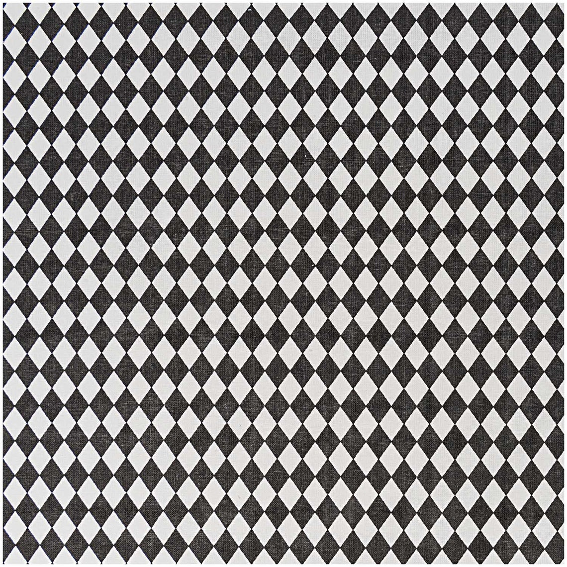 100% Cotton Diamond Plaid Black White Plaid RICO DESIGN - 50 Cm - Etsy