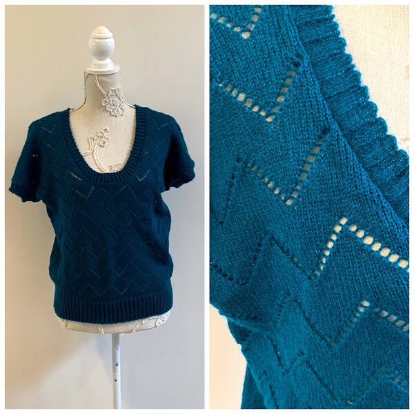 Turquoise Vest - Etsy