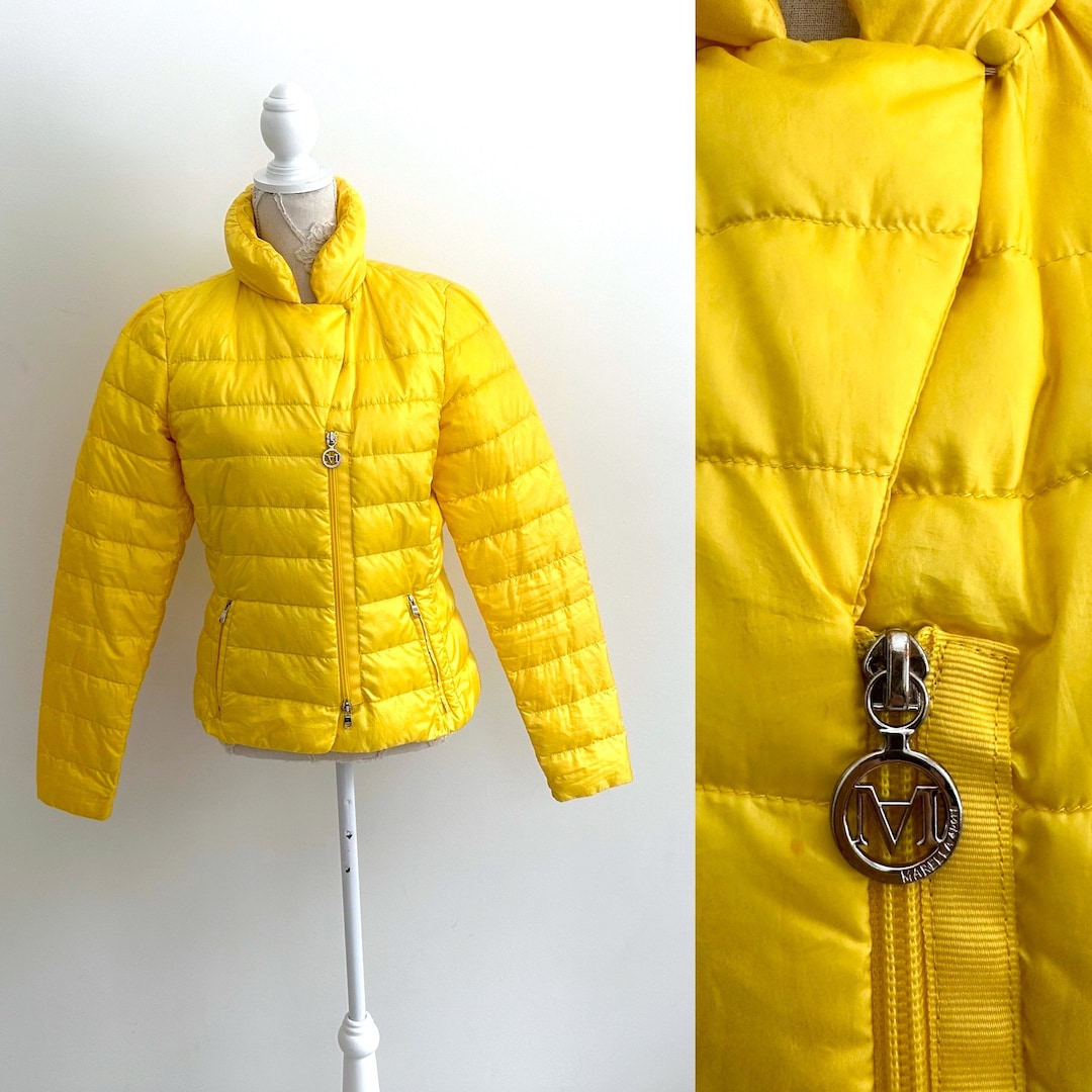 Yellow MARELLA Light Weight Jacket Made in Italy Spring Travel ...