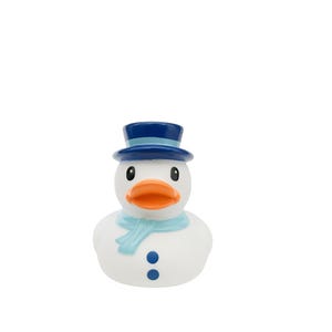 Christmas Winter Holiday Snowman Themed Yellow Rubber Duck Hat Ducks ...