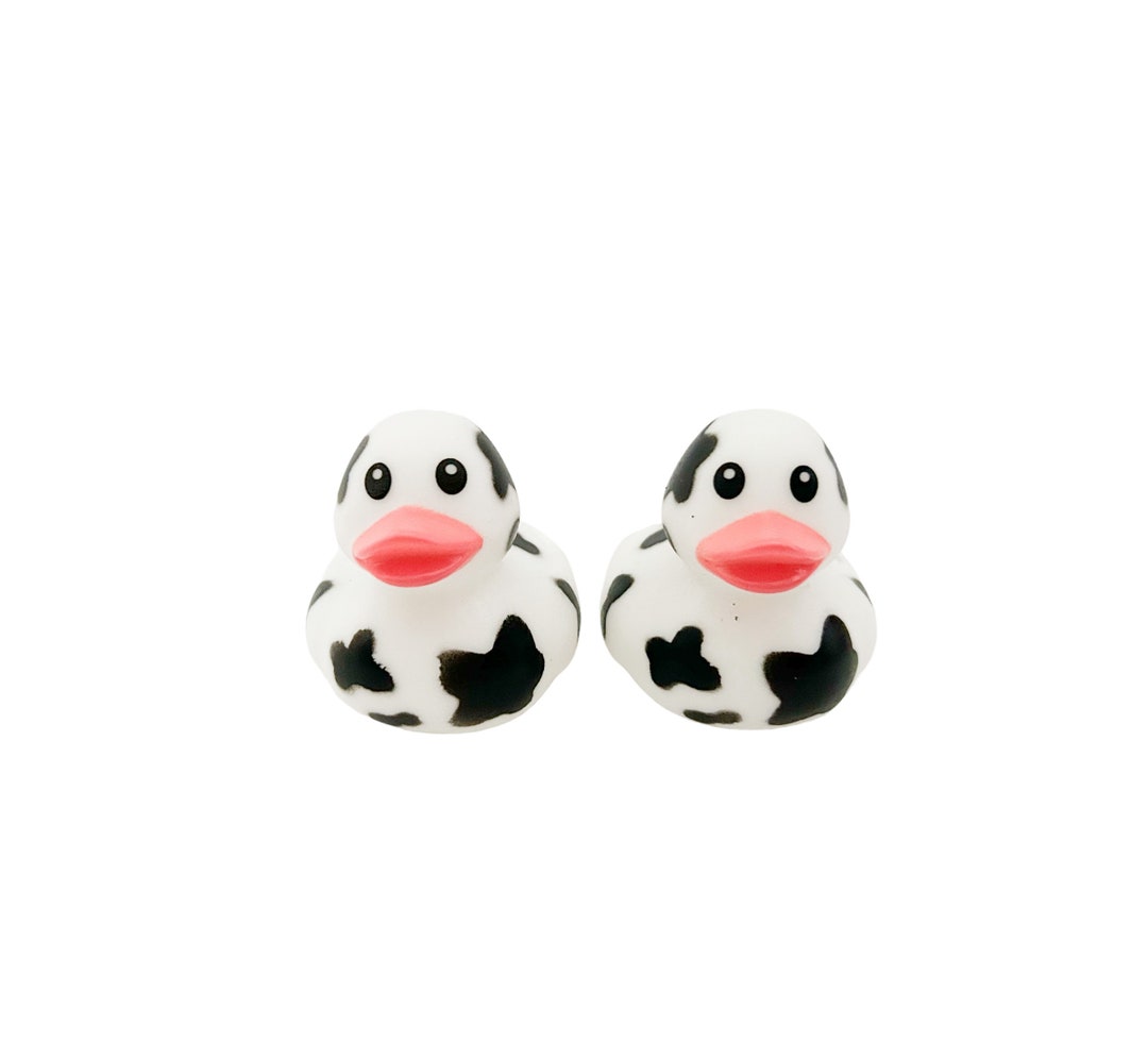 Cow Themed Rubber Duck Ducks - Farm Barn Animals - Individual or Pack ...