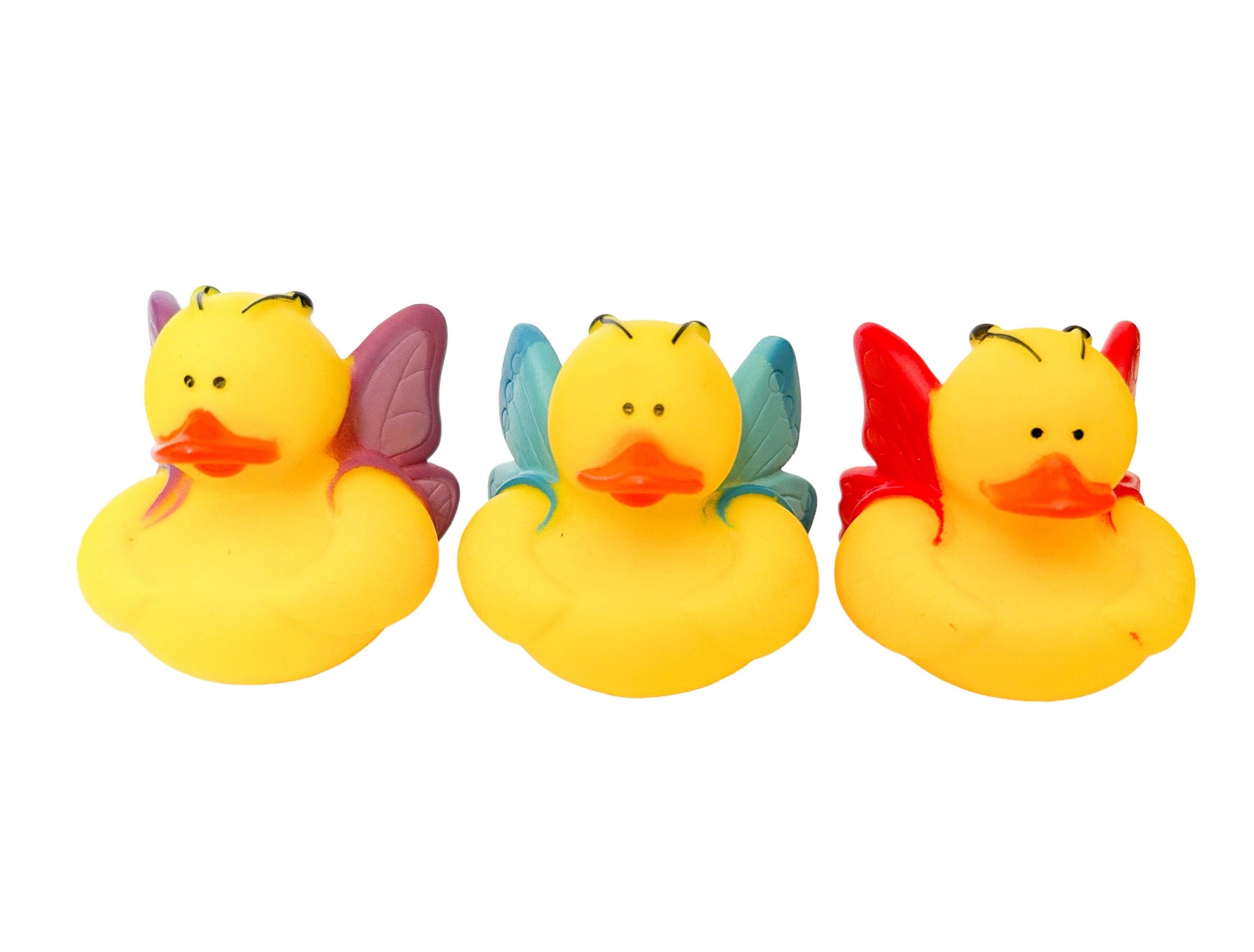 Butterfly Themed Rubber Duck Ducks Colorful Red Blue Purple - Etsy