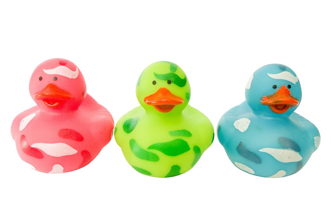 Multicolored Camouflage Themed Yellow Rubber Duck Ducks Camo - Etsy