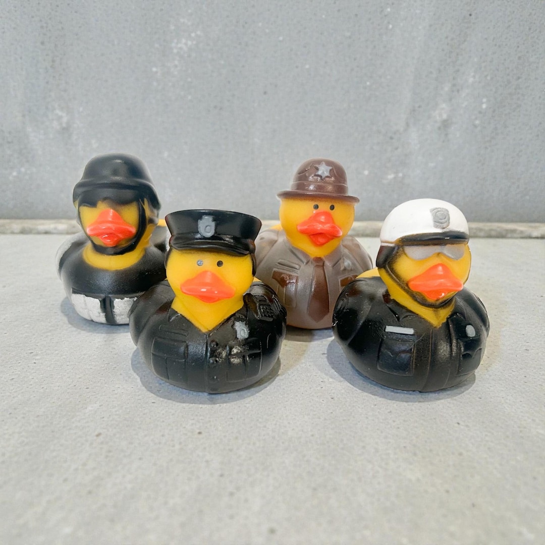Police Officer Law Enforcement Themed Yellow Rubber Duck Ducks - Swat ...