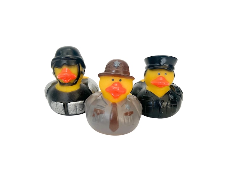 Police Officer Law Enforcement Themed Yellow Rubber Duck Ducks - Swat ...