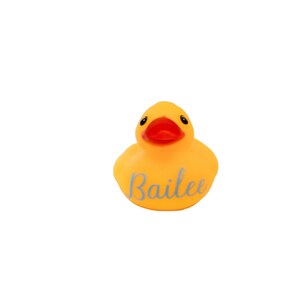 Personalized Name Yellow Themed Rubber Duck Ducks Custom Color ...