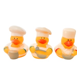 Chef Cooking Food Themed Rubber Duck Ducks Kitchen Restaurant Baker ...