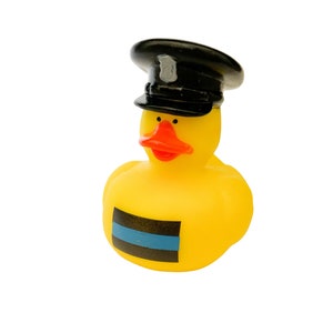 Police Officer Themed Yellow Rubber Duck Ducks Thin Blue Line ...