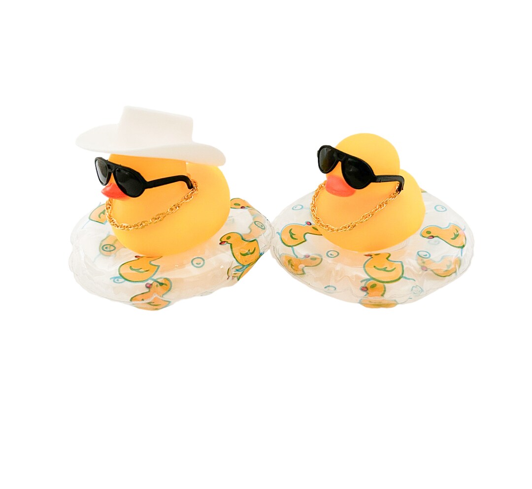 Cowboy Hat Themed Duckie With Floatie Yellow Rubber Duck Ducks White ...