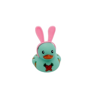 Springtime Spring Easter Animal Themed Rubber Duck Ducks - Bunny Rabbit ...