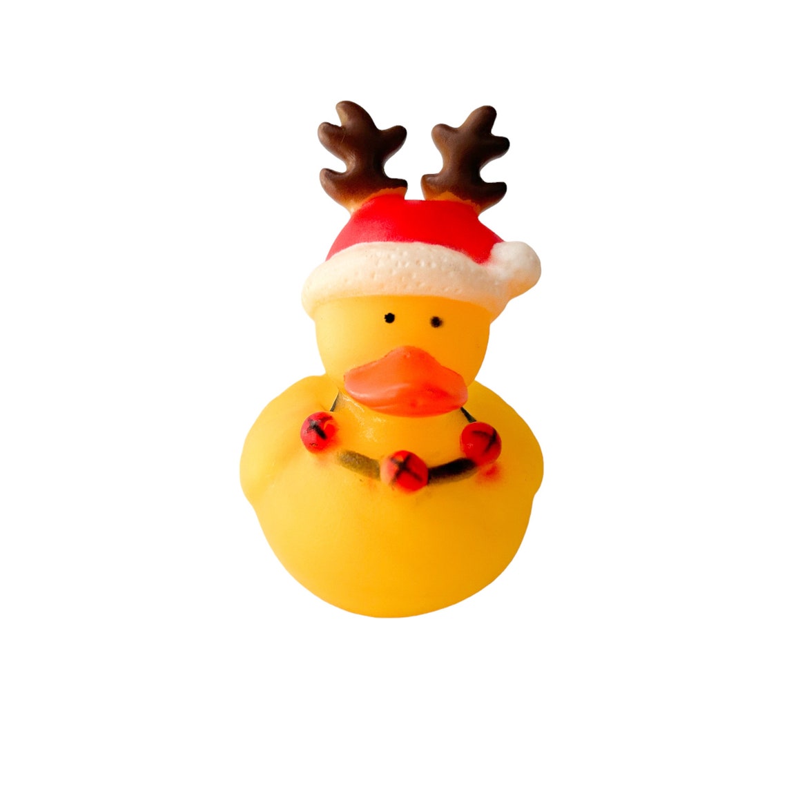 Christmas Winter Holiday Themed Yellow Rubber Duck Ducks - Santa Claus ...
