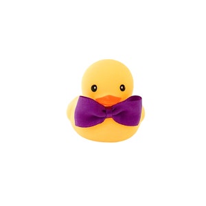 Custom Color Themed Yellow Rubber Duck Ducks - Multicolored Bow Tie ...