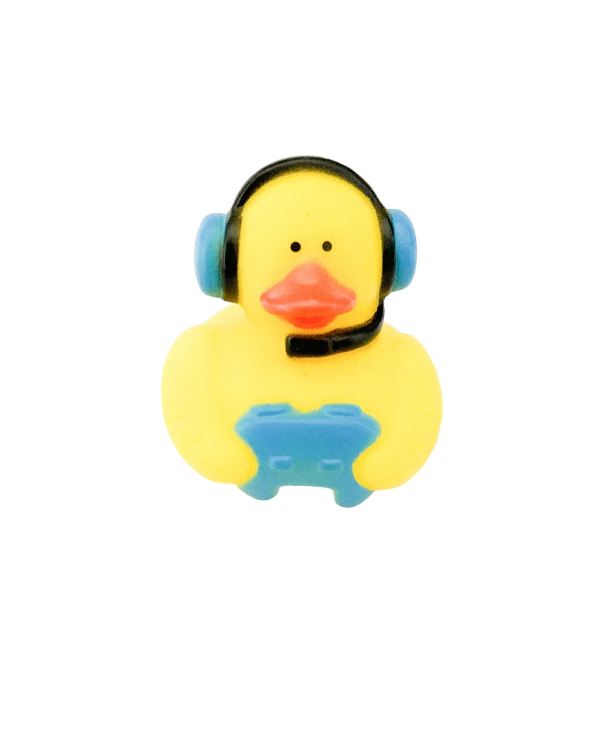 Gamer Gaming Themed Yellow Rubber Duck Ducks - Headset Games Game ...