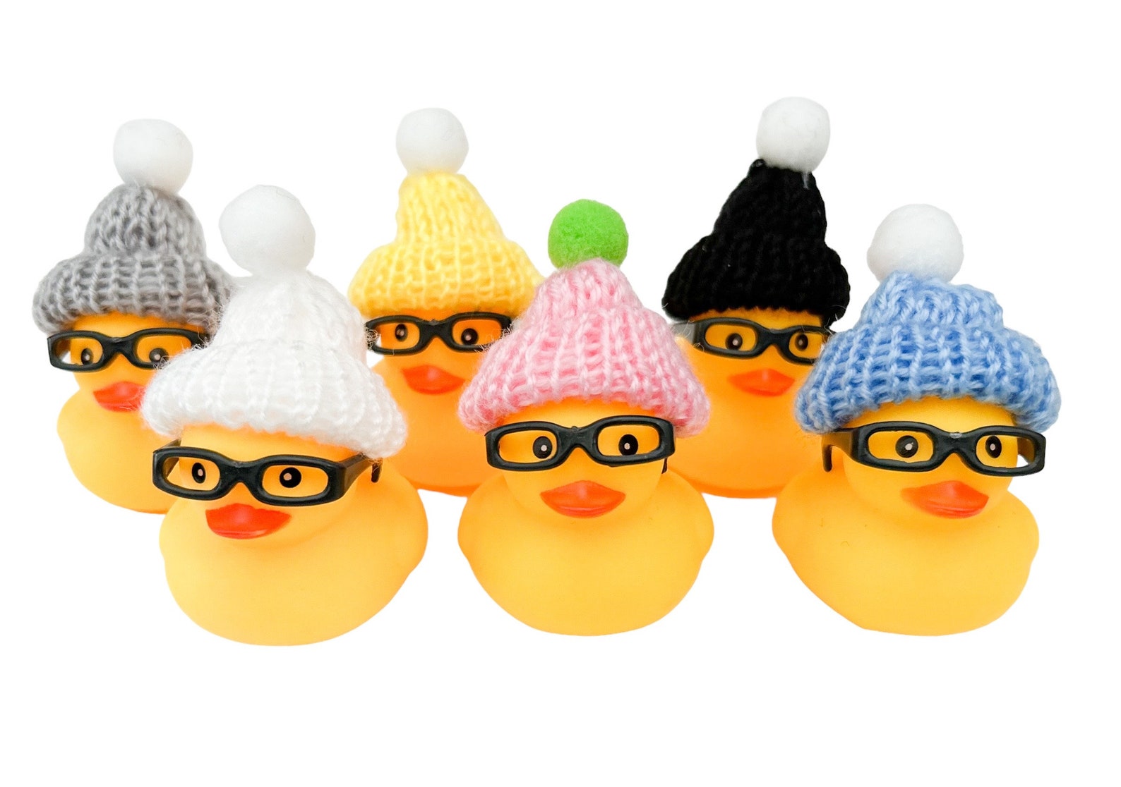 Yellow Beanie Hat Glasses Rubber Duck Ducks - Nerd Smarty so Cute ...