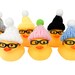 Yellow Beanie Hat Glasses Rubber Duck Ducks - Nerd Smarty so Cute ...