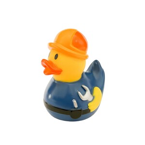Occupation Wrench Mechanic Builder Themed Rubber Duck Ducks Hard Hat ...