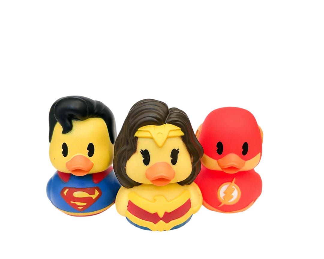 Comic Character Themed Yellow Rubber Duck Ducks - Costume Dress up ...