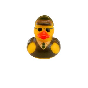 Aviation Pilot Plane Themed Yellow Small Rubber Duck Ducks - Glasses ...