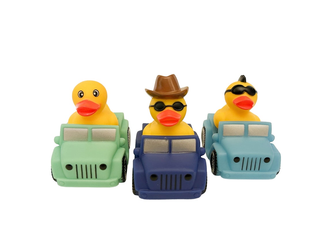Off Road 4 Wheel Drive Themed Yellow Rubber Duck Ducks - Vehicle Car ...