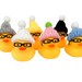 Yellow Beanie Hat Glasses Rubber Duck Ducks - Nerd Smarty so Cute ...
